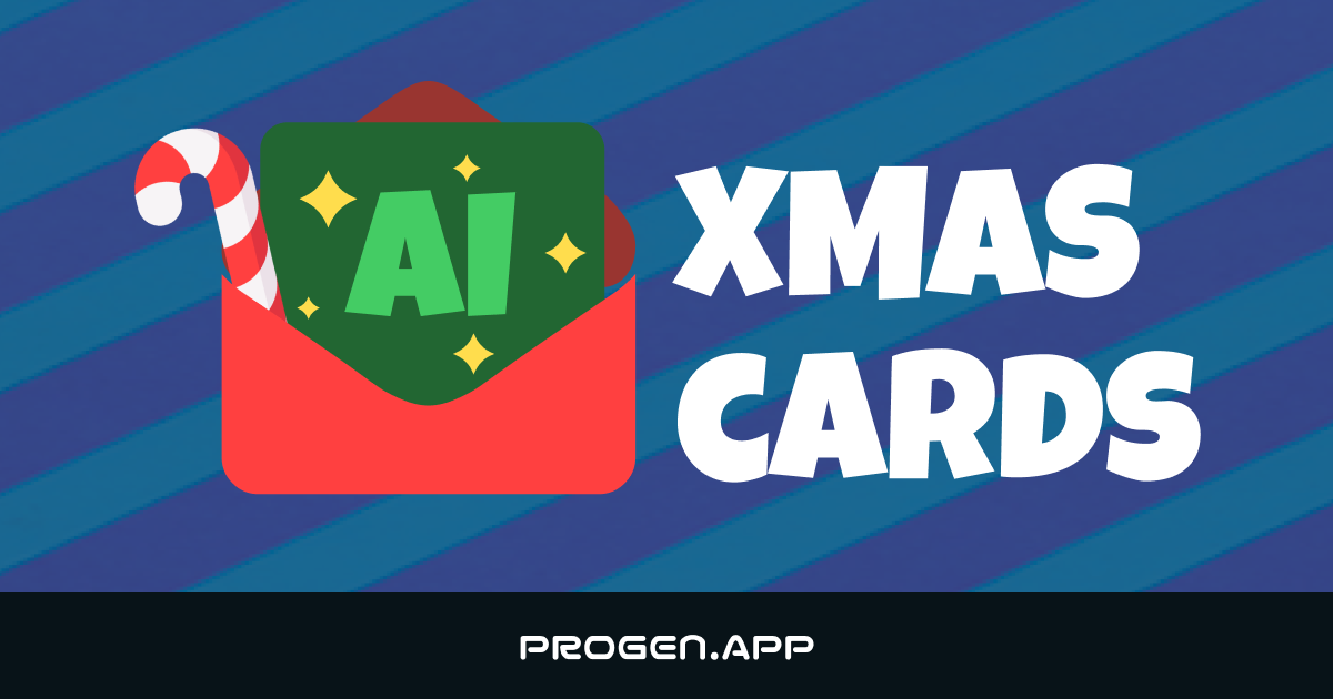 AI Xmas Cards by progen.app